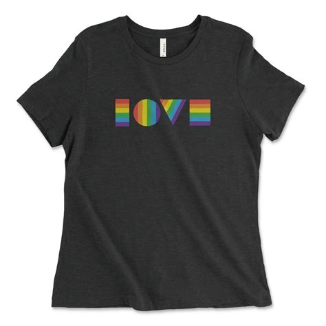 Lgbtq Love T Shirt Womens Lgbt Shirt Lesbian Pride Shirt Gay Pride