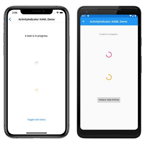 xamarin forms activityindicator demos code samples microsoft learn