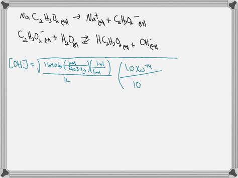 Solved Write The Dissociation Reactions For The Solution Made By
