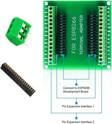 Hiletgo 3pcs Nodemcu Gpio Board Esp8266 Nodemcu Pin الامارات Ubuy