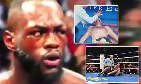 Deontay Wilders Hilarious Expression As Tyson Fury Gets Up From Brutal