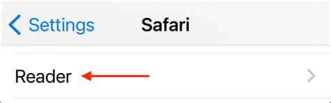 how to automatically open articles in safari s reader view