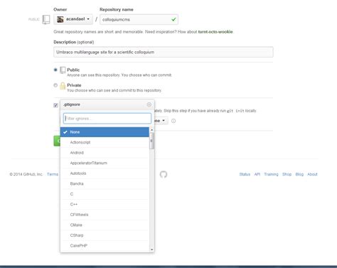 git ignore file general