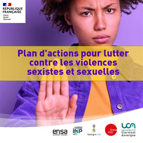 Un Plan Dactions Pour Lutter Contre Les Violences Sexistes Et