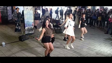 누드 이슈댄스크루 홍대버스킹 Kpopdance 231010 Youtube