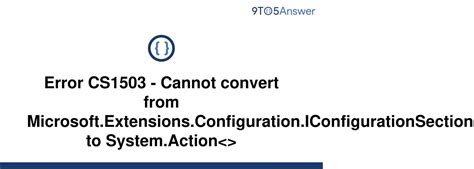[solved] error cs1503 cannot convert from 9to5answer