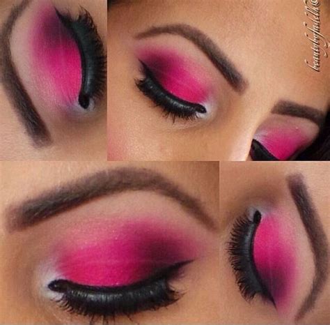 Hot Pink Eye Makeup