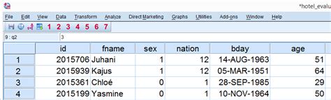 spss reorder variables from syntax dw faisalabad