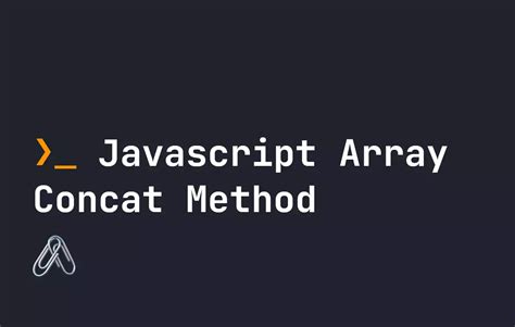 javascript array concat method