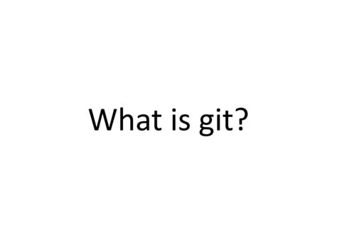 introduction to git and github