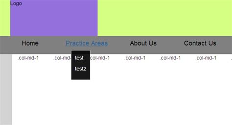 javascript bootstrap positioning of dropdown menus