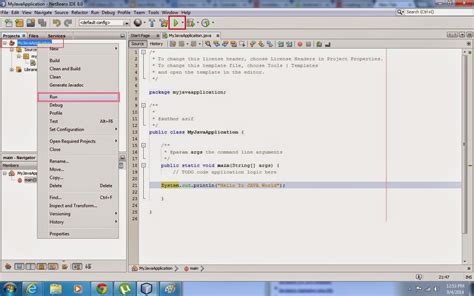 java web development how to create and run a helloworld java se