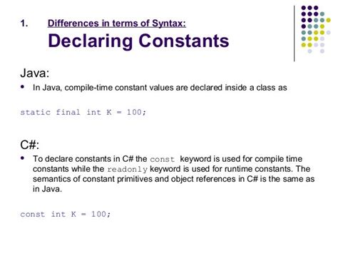 java vs c