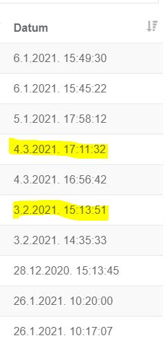 problem with sorting column by datetime — datatables forums