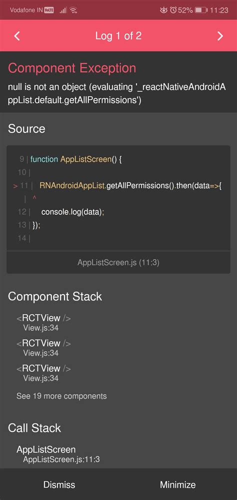 getting this error while using a npm package
