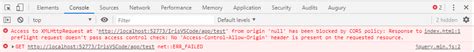 access to xmlrequest at localhost 52773 irisvscode app test