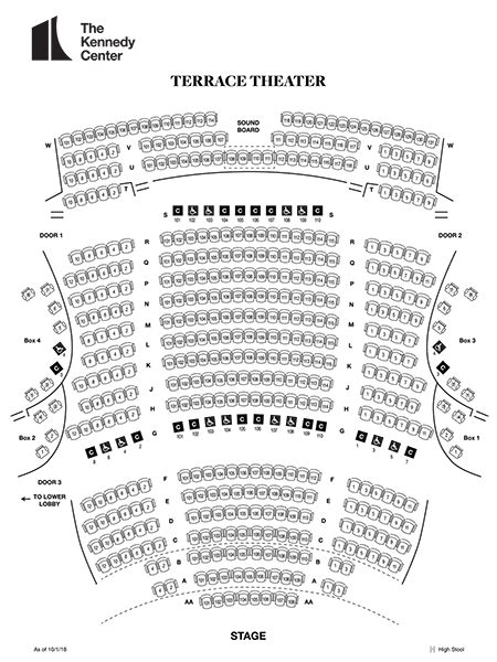 Seating Chart Washington Performing Arts