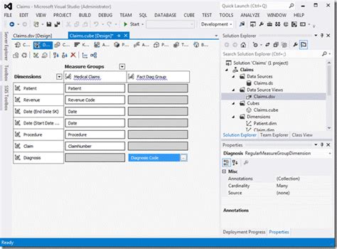 using many to many relationships in multidimensional sql