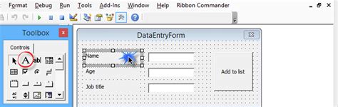 data entry using userform excel vba form controls