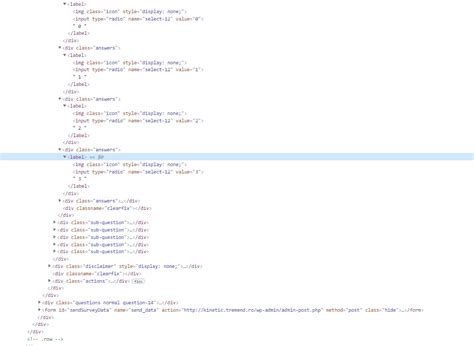 using selenium java i want to automate a survey page the