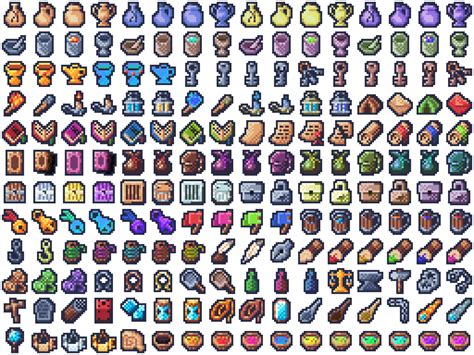 rpg icon pack general itens and tools by clockwork raven