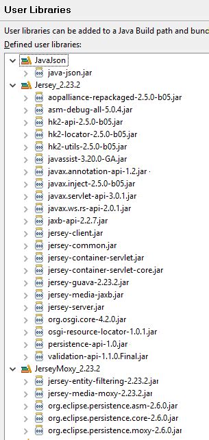 java restful json with jersey 2 23 2 stack overflow