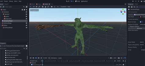 shaders how to outline animated mesh in godot game development