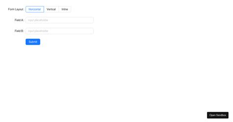 form layout antd 5 10 0 codesandbox