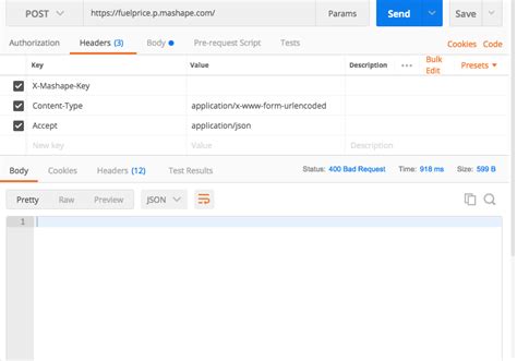 api postman 400 bad request stack overflow