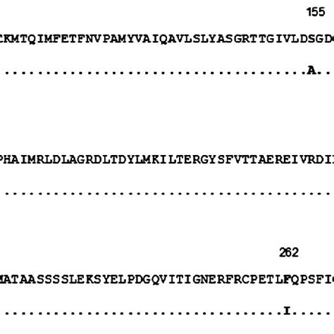 Consensus Nucleotide Sequences Of Partial α Skeletal Muscle Actin Genes