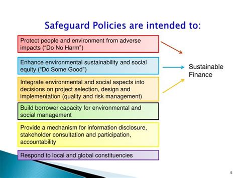 Ppt Introduction World Bank Environmental And Social Safeguard