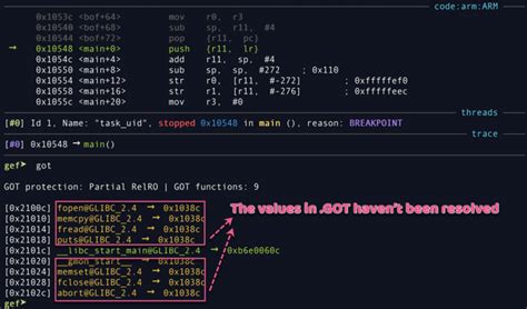 tutorial of arm stack overflow exploit against setuid root program