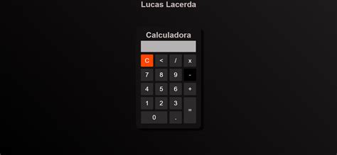 github lacerdax calculadora calculadora feita com html css e