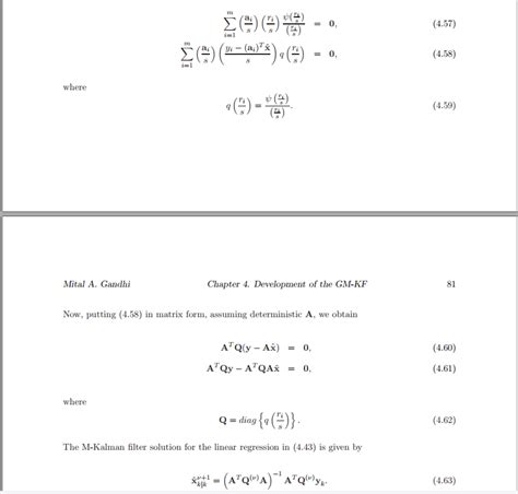 How To Solve Linear Regression Equation With Stochastic Matrix Using M