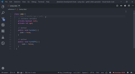 github gabsii getter setter generator create getters and setters for