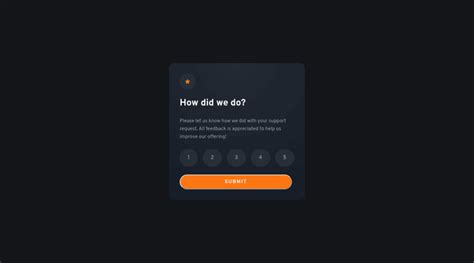 frontend mentor interactive rating component v3 coding challenge solution