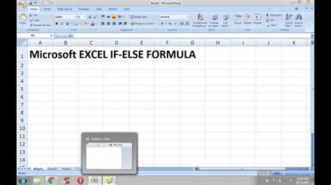 ms excel tutorials if else formula in microsoft excel ms excel