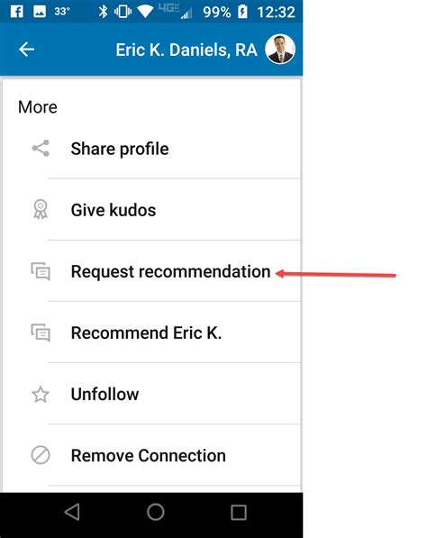 How To Request A Linkedin Recommendation Tutorial With Desktop And