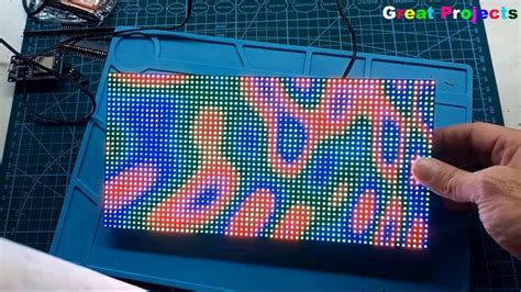 Rgb Led Matrix With An Esp32 How To Get Started Youtube