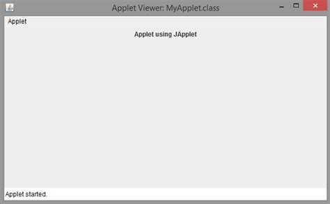 japplet swing core java tutorial for beginners