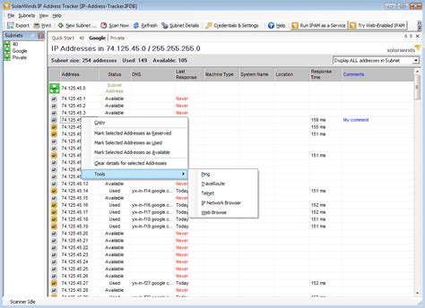 free solarwinds ip address tracker manage ip addresses 4sysops