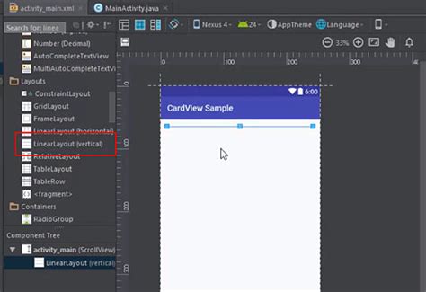 android cardview with image and text example exemple de texte