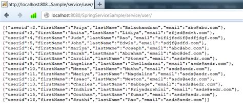 spring mvc 4 0 restful web service json response with responsebody