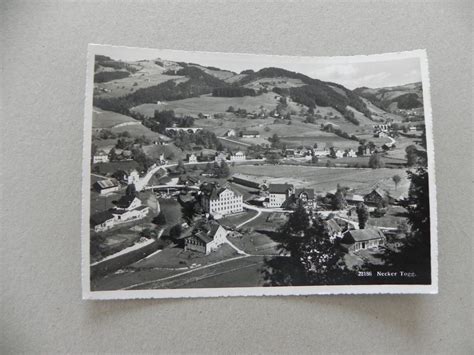 Ansichtskarte Karte Necker Toggenburg Sg 1956 Flugansicht Kaufen Auf