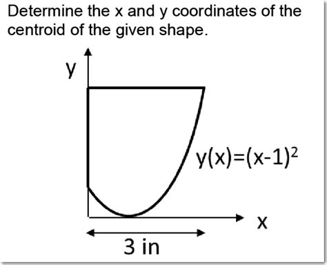Solved Determine The X And Y Coordinates Of The Centroid Of