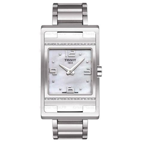 Tissot T Trend Mother Of Pearl Stainless Steel Womens Watch T032 309