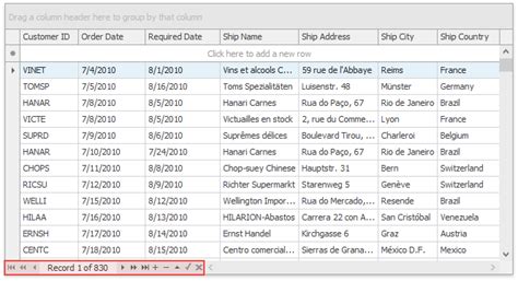 add and remove rows winforms controls devexpress