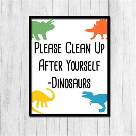 Free Printable Clean Up After Yourself Signs