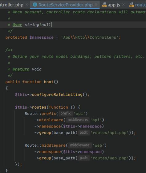 php error “target class controller does not exist” when using laravel