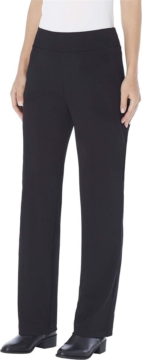 Jones New York Damen Pull On Straight Leg Pant Hose Jones Black Klein